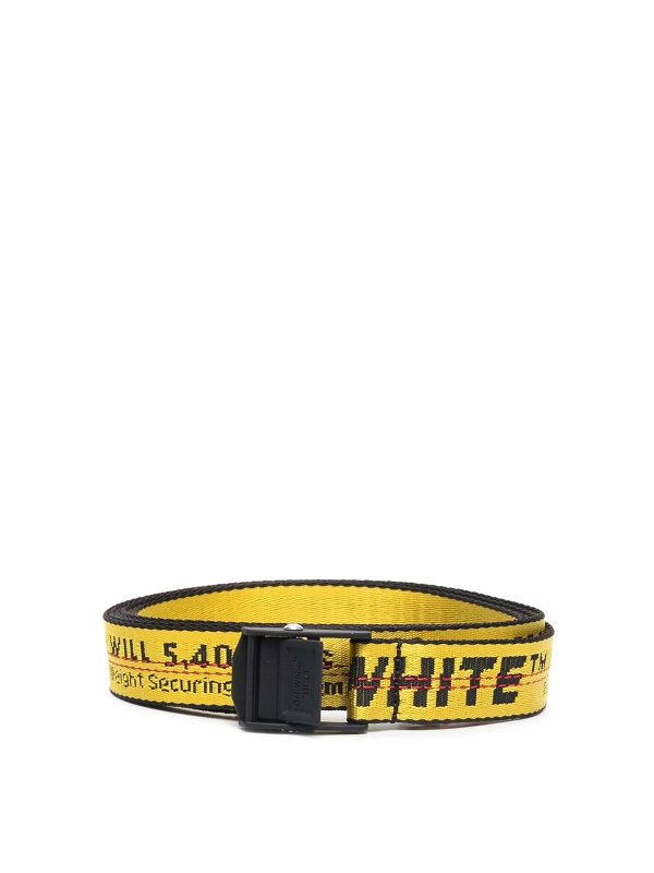 Off-White Industrial belt - Yellow - Men | OMRB021F21FAB0011810