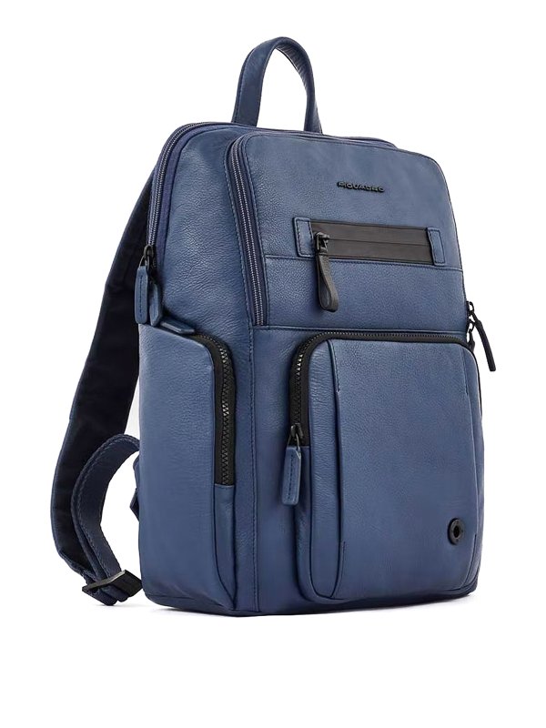 Backpacks Piquadro - Leather backpack - CA5919W117BLU | thebs.com