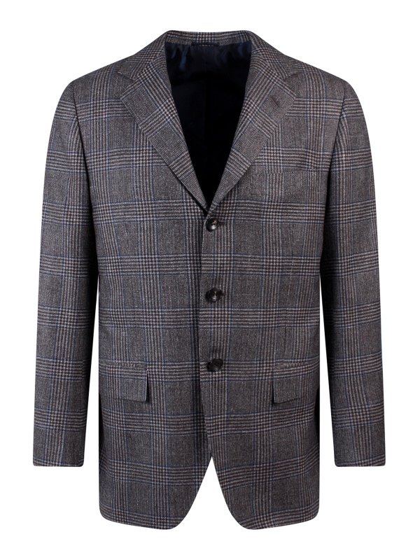 Kiton Evo blazer - Brown - Men | UG89K0158B09000UNICO