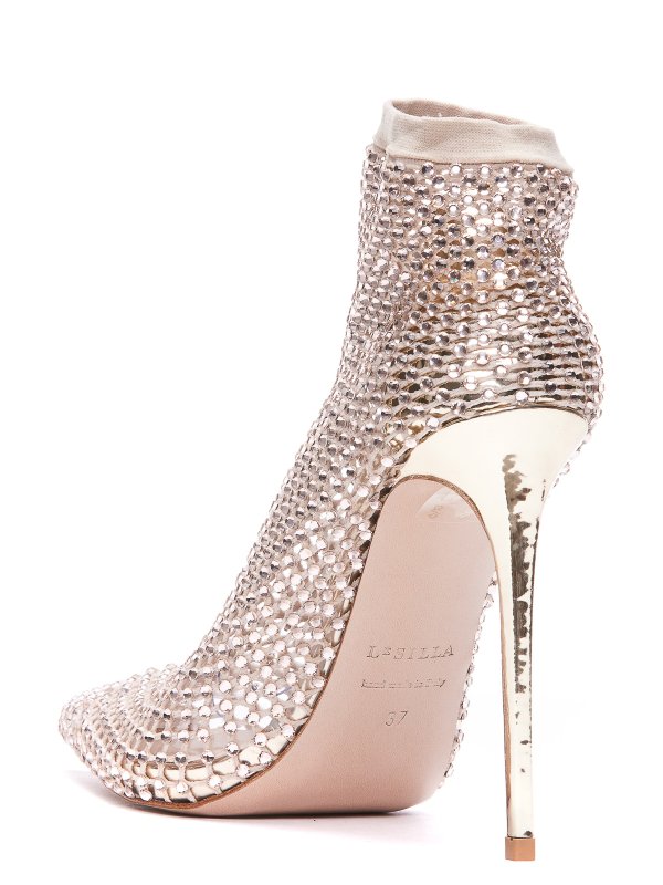 Le Silla Gilda pump boots - Metallic - Women | 2113R100R8PP907