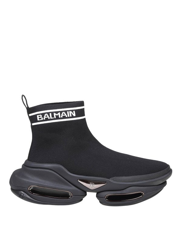 Trainers Balmain - Balmain sneakers b bold sock in black fabric ...