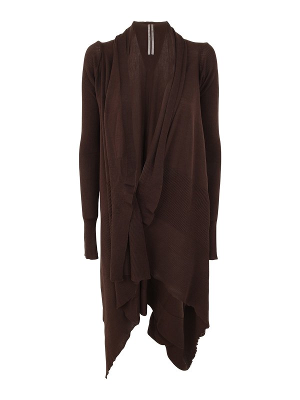 Cardigans Rick Owens - Long wrap cardigan - RP02C1643M04