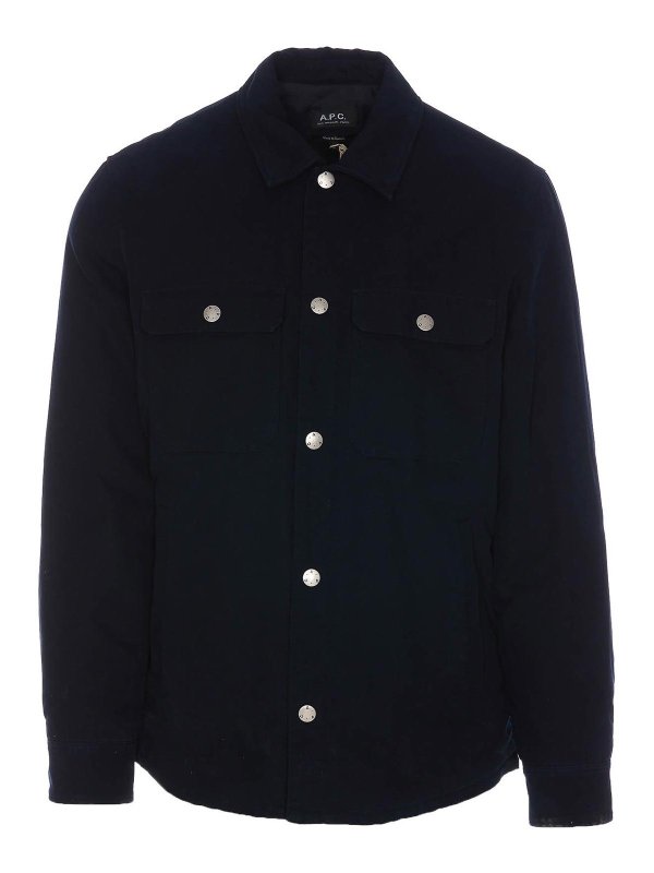 A.P.C. Blouson alex jacket - Blue - Men | COGBJH02625IAK