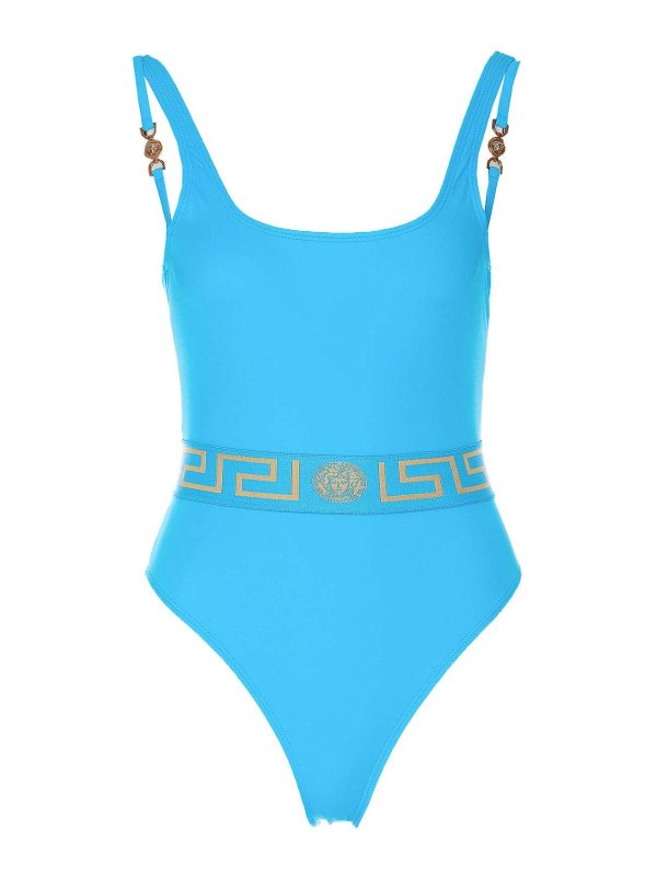Versace The Greek swimsuit - Blue - Women | 10116531A079061VB70