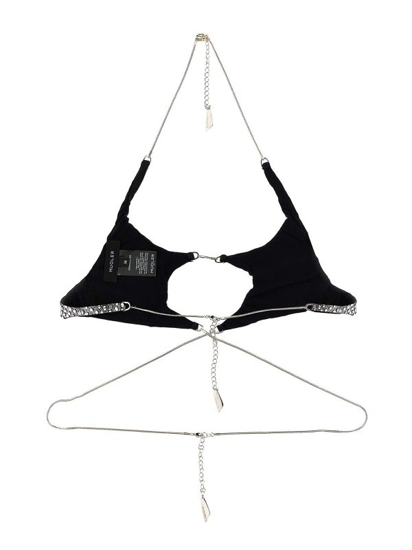 Bikinis Mugler Rhinestone Bikini Bra 23s5bw00078561995