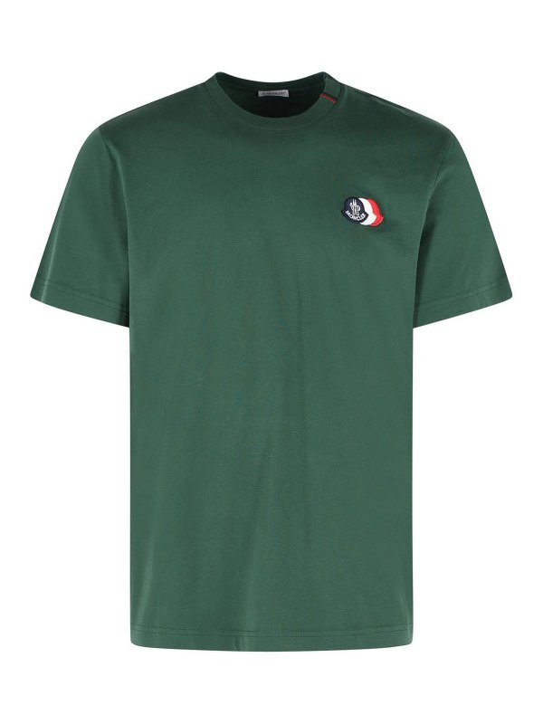 Moncler Camiseta - Verde - Verde - Hombre|0918C0007489B8Q866