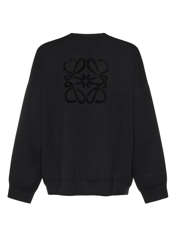 Loewe Wool Blend Cardigan - Black - Men|H526Y16KAP1100