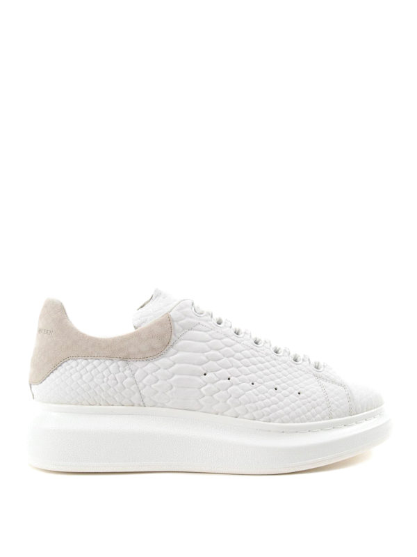 Alexander Mcqueen Python print leather sneakers | 432318WHMD19071