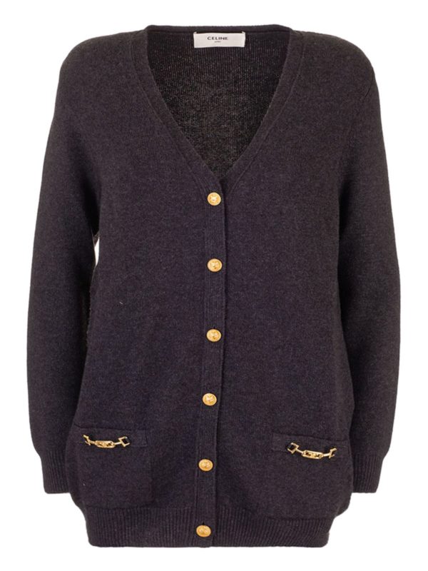 Céline Cardigan - Grau - Grau - Damen | 2A47F152I09CH | THEBS