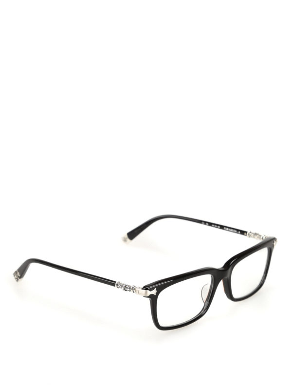Glasses Chrome Hearts - Fun Hatch black titanium eyeglasses - FUNHATCHAABK