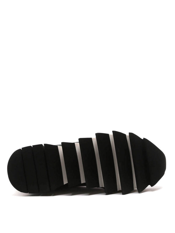 Dolce & Gabbana Shark teeth sole leather sneakers | CS1441AE2448B808