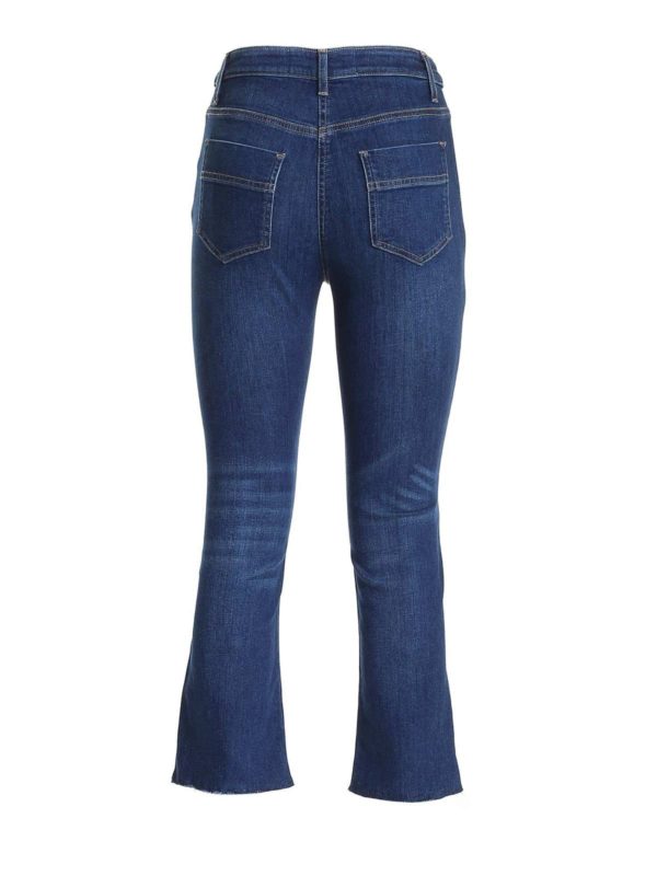 Elisabetta Franchi Flap pockets jeans - Blue - Women | PJ95I11E2139