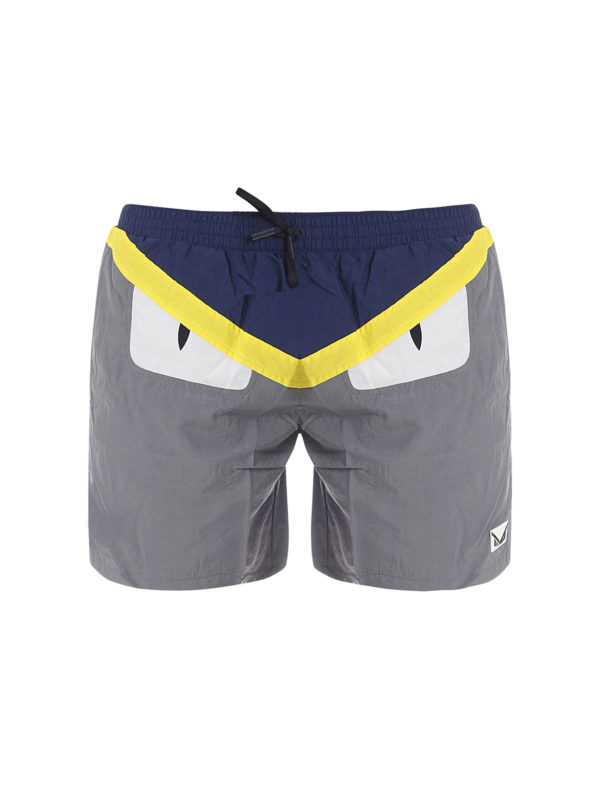 Bañadores y boxer de baño Fendi - Bag Bugs swim shorts - FXB11572EX80