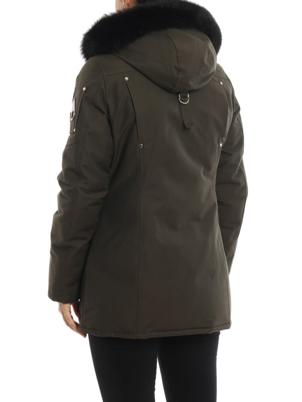 Padded coats Moose Knuckles - Fire River army green padded coat ...