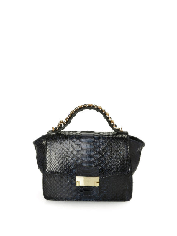Ghibli Python leather crossbody - Black - Women | 4461647