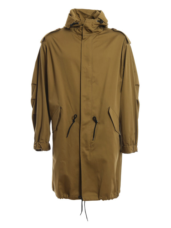 Givenchy Logo print hooded cotton parka - Men | BM00DL11YS333