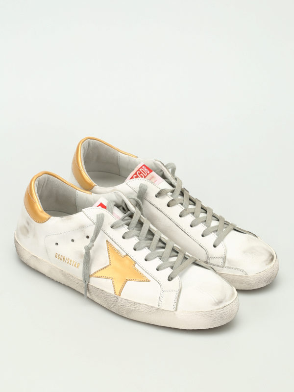 Golden Goose Gold star Superstar sneakers - White | G31MS590D15