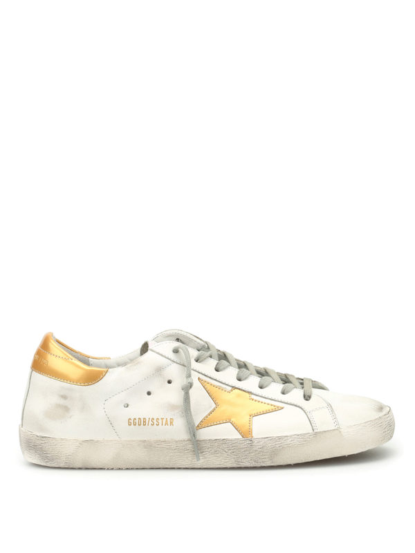 Golden Goose Gold star Superstar sneakers - White | G31MS590D15