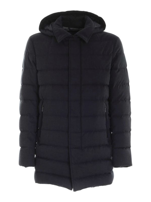 Herno Removable hood jacket in blue - Blue - Men | PI144UL122909201