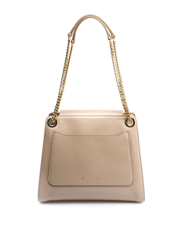 Chloe' Annie leather medium bag - Grey - Women | CHC19AS117A3723W