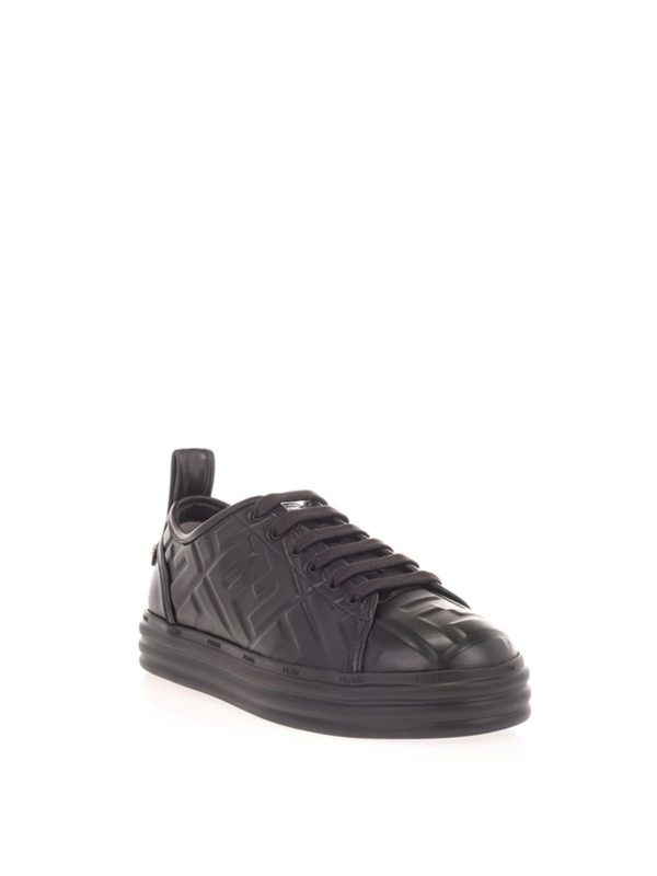 Trainers Fendi - Fendi Rise Flatform Sneakers in black - 8E8017AADSF0QA1