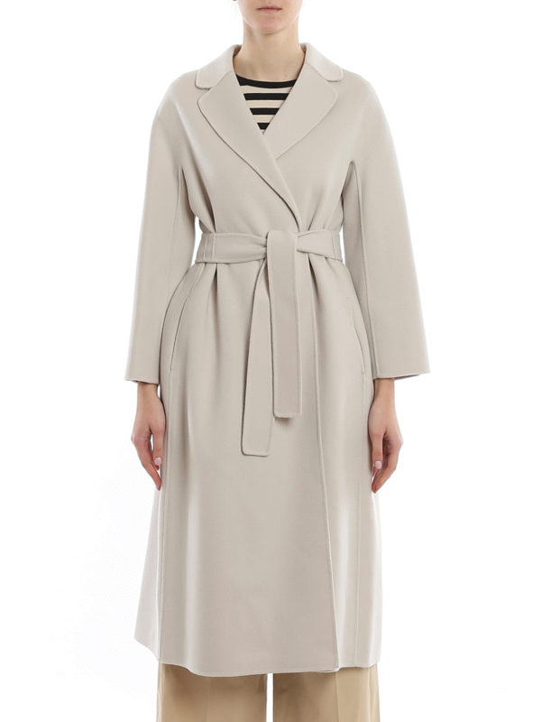 Knielange Mäntel Max Mara - Knielanger Mantel - Creme - 90111301000063