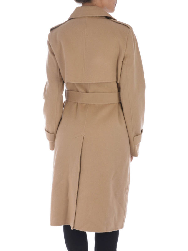 Knee Length Coats Theory Oaklane Double Wool Blend Coat G0701407tsi