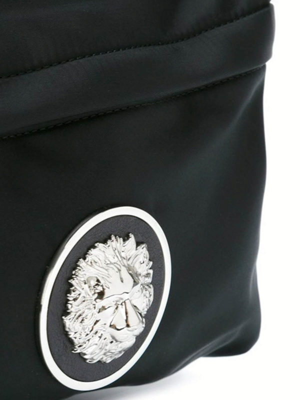 Versus Versace Lion Head detail backpack - Black | FBX0004FNMRF463N