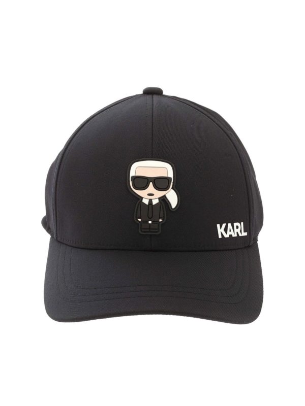 Hats & caps Karl Lagerfeld - 21 Rue St-Guillaume cap in black ...