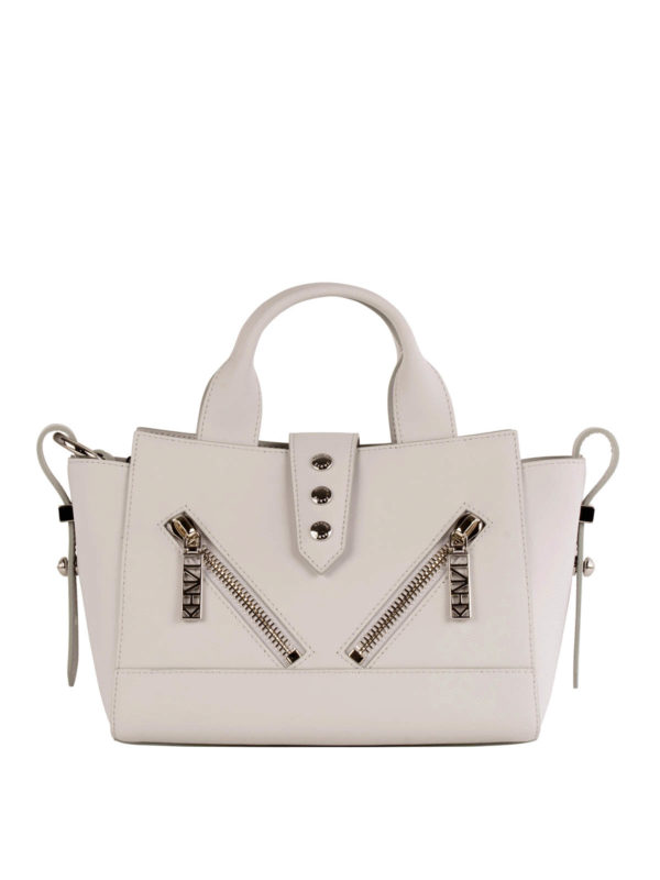 Kenzo Leather bag - Light Grey - Women | F662SA107L2593