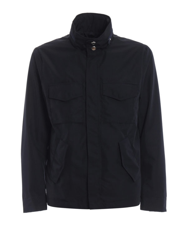 Kired Nico blue field jacket - Blue - Men | 6700508 | thebs.com