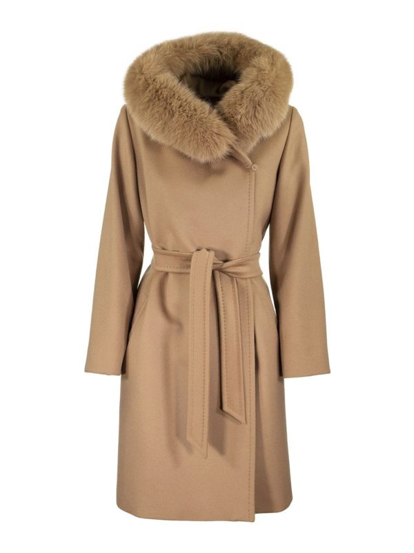 Max Mara Knielanger Mantel - Camel - Camel - Damen | 60160909600006