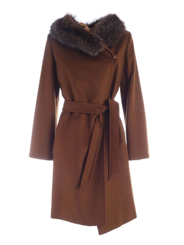 Max Mara Mango coat - Brown - Women | 60160909000059 | thebs.com