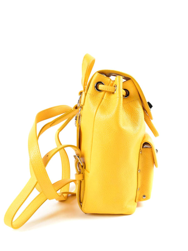 Backpacks Coach - Mini turnlock leather backpack - 37581SVCANARY