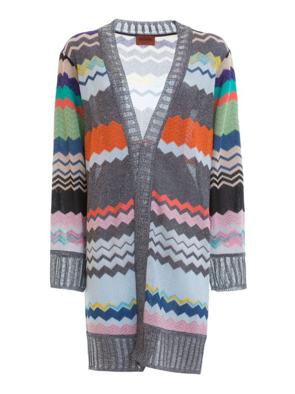 Missoni Chevron pattern open front cardigan - Women | 2044093020
