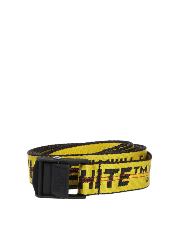 Off-White Industrial Mini belt - Yellow | OWRB011S20FAB0011810