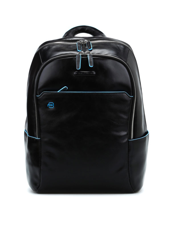 Backpacks Piquadro - Light blue piping leather backpack - CA3214B2N