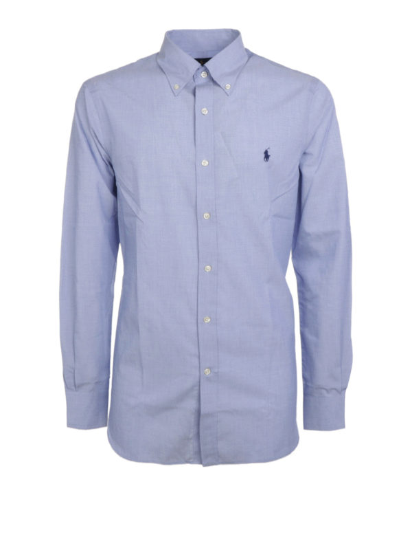 Polo Ralph Lauren Light blue button down shirt - Men | 712722192001