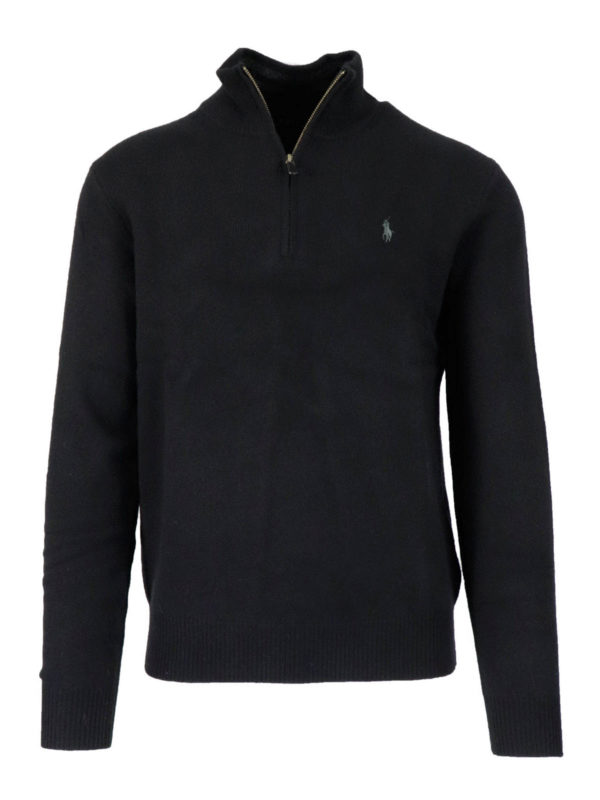 Polo Ralph Lauren Zipped wool blend turtleneck - Men | 710681666008