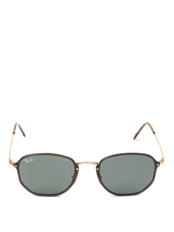 Ray Ban Hexagonal lenses metal and acetate sunglasses | RB3579N00171