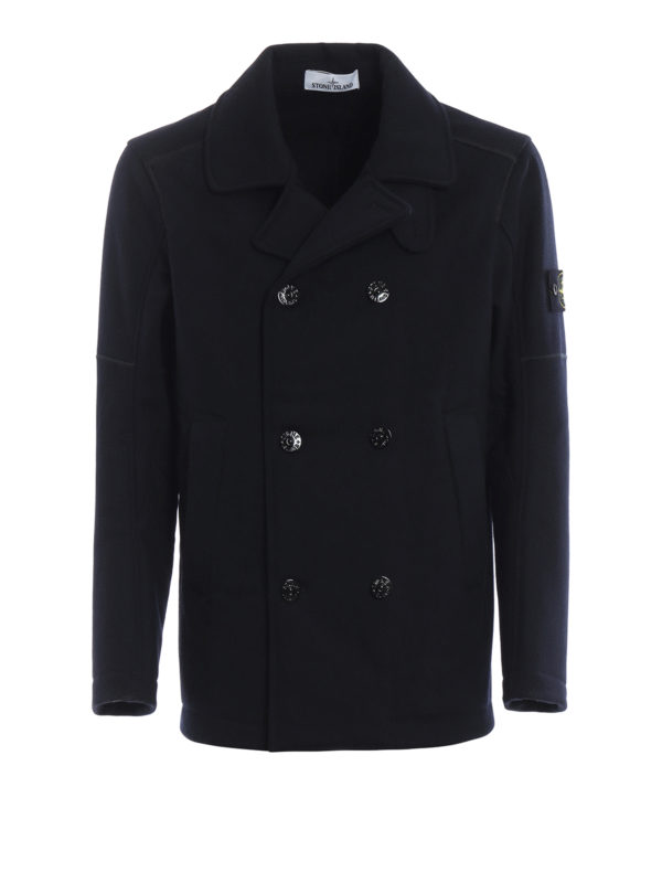 Stone Island Panno-R 4L Stretch blue caban - Blue | 691542432V0020
