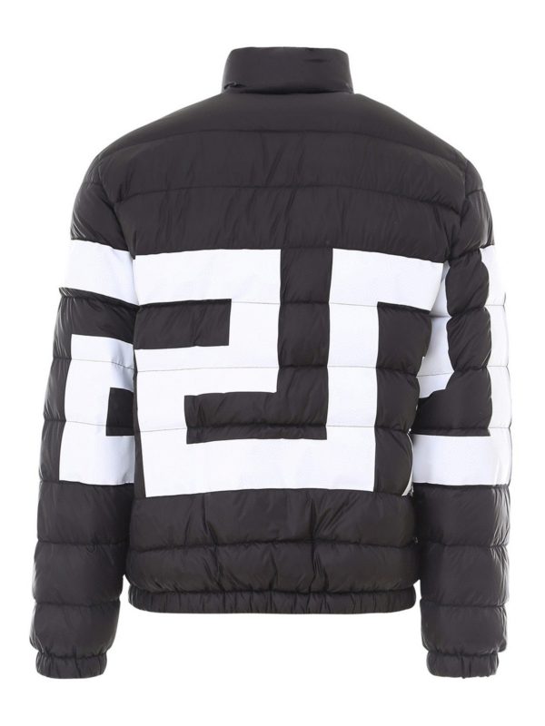 Versace Greca puffer jacket - Black - Men | A88692A233255A1008