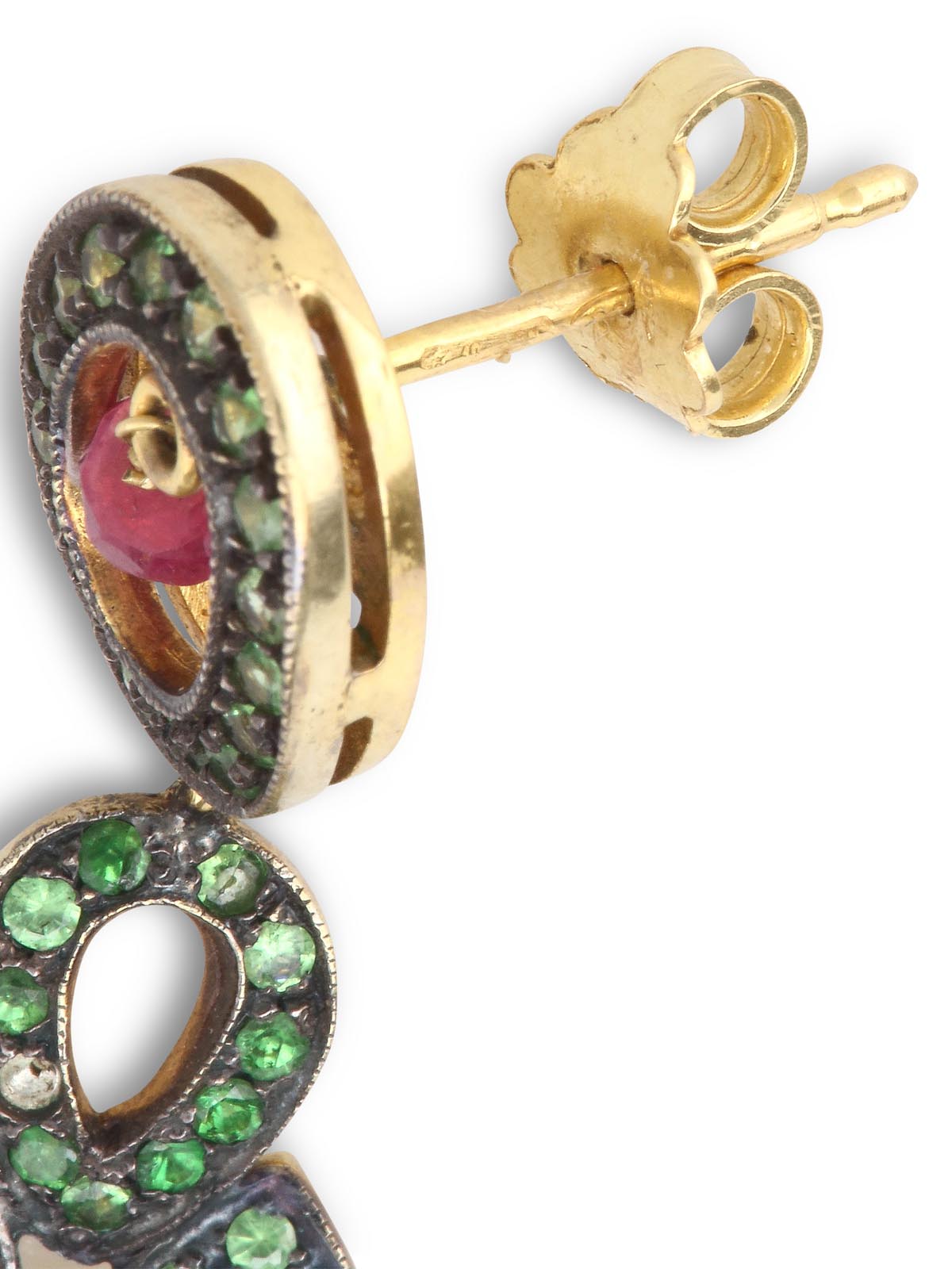 Petralux Pendiente Dorado - Beis Claro - Mujer | | THEBS