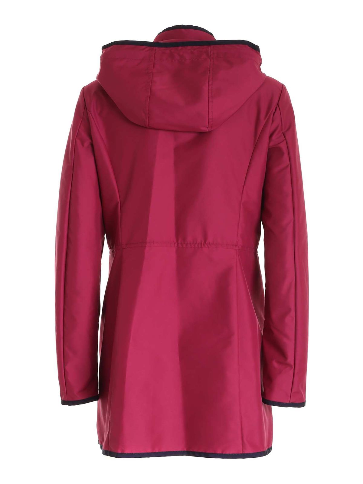 Knee length coats Fay - Virginia Lazy raincoat in fuchsia ...