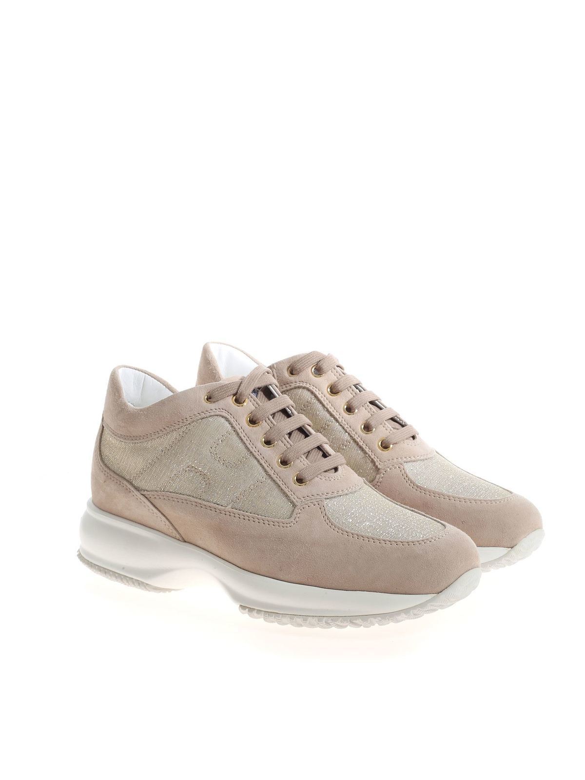 Hogan Interactive sneakers in beige - Beige | HXW00N00E10MZ0M024