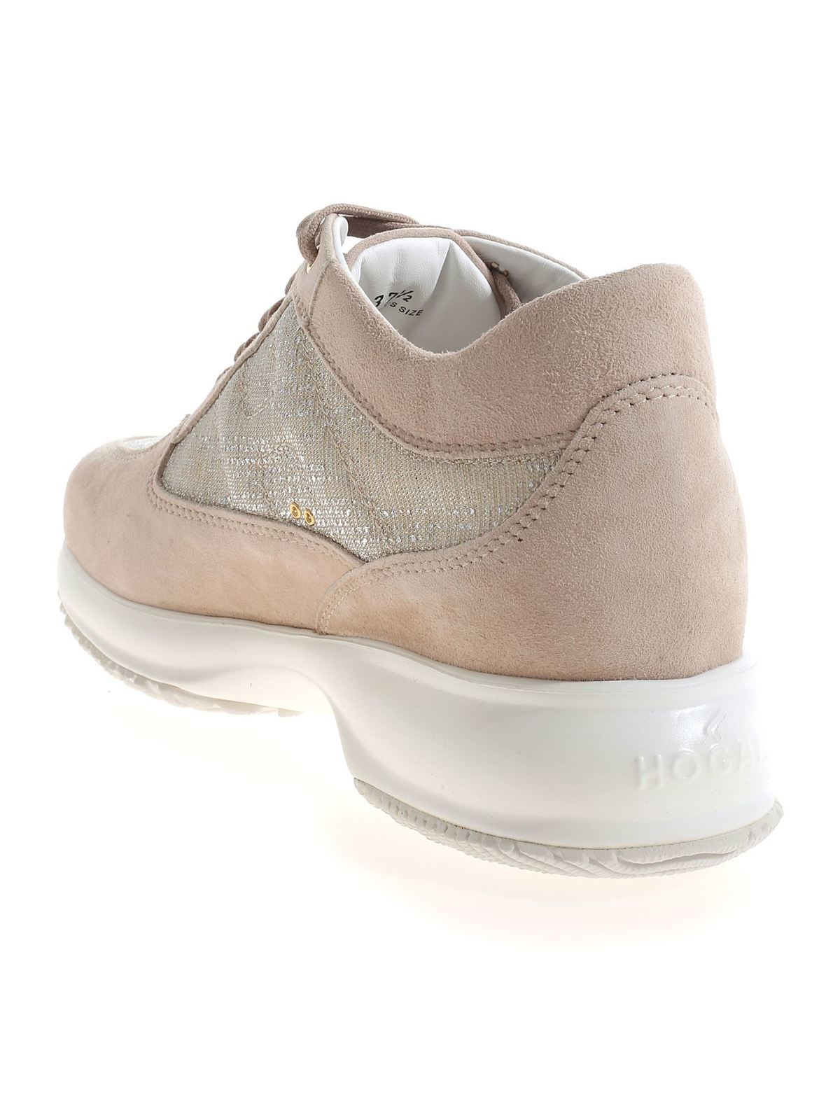 Hogan Interactive sneakers in beige - Beige | HXW00N00E10MZ0M024