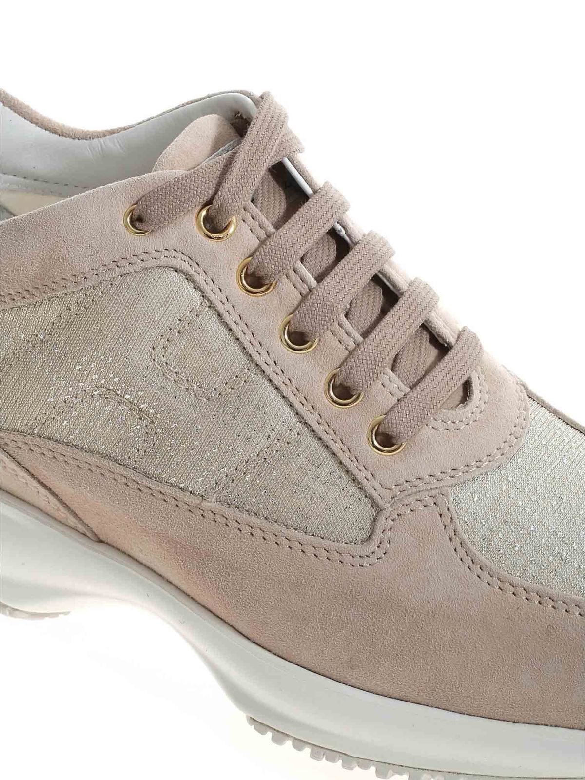 Hogan Interactive sneakers in beige - Beige | HXW00N00E10MZ0M024