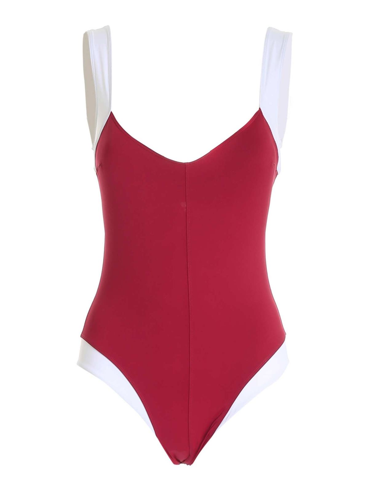 Max Mara Gerba swimsuit in burgundy - Red - Women | 38311318650004