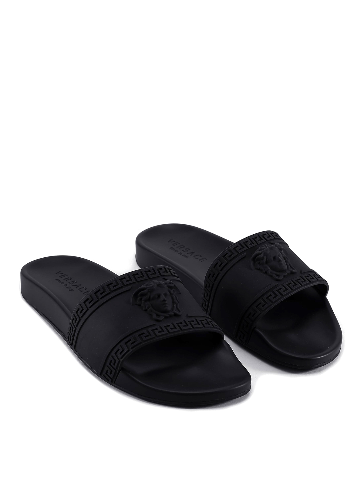 Flip flops Versace - Rubber sliders - DSU5883DGO9GD41 | thebs.com