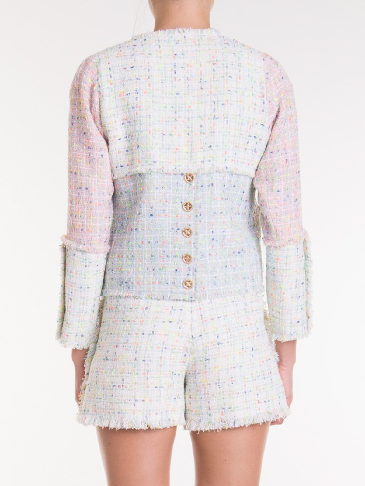 Edward Achour Paris Tweed jacket - Multicolour | 4410222646DM506